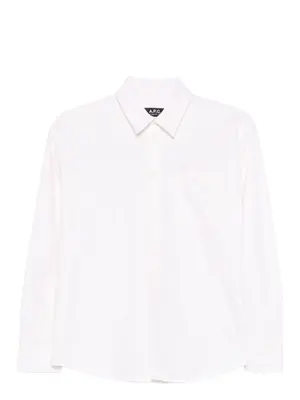 A.p.c. Organic Cotton Shirt - Pink