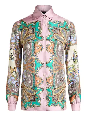 Etro Paisley-print Shirt - Pink