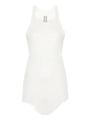 Rick Owens Fine-ribbed Tank Top - White