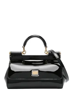 Dolce & Gabbana Mini Sicily Crossbody Bag - Black