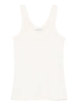 LEMAIRE Cotton Tank Top - Neutrals