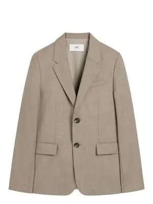 Ami Wool Blazer - Neutrals