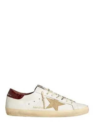 GOLDEN GOOSE Super Star Leather Sneakers White/brown