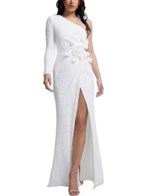 Dress The Population Francis Gown - White