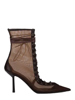 LE SILLA 80mm Colette Boots - Brown