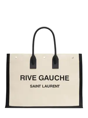 Saint Laurent Rive Gauche Tote - White