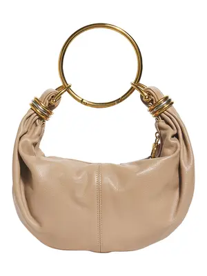 Chloé Small Leather Bracelet Bag - Brown