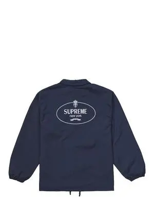 Supreme Crest Coaches Jacket - Navy Blue