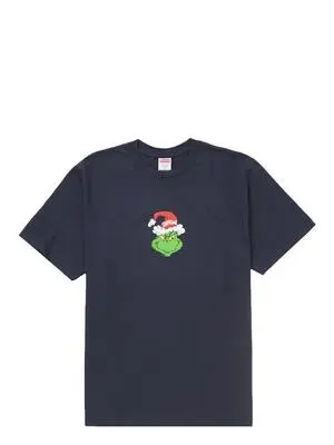Supreme Grinch Tee Shirt Navy Blue