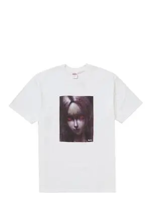 Supreme Red Eyes Tee Shirt White