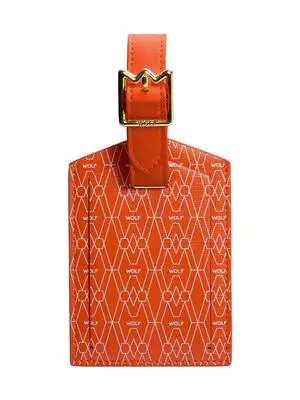 Wolf Signature Luggage Tag - Orange