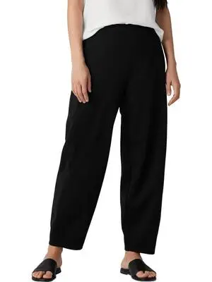 Eileen Fisher Lantern Ankle Pants - Black