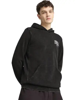PUMA Washed Hoodie - Black