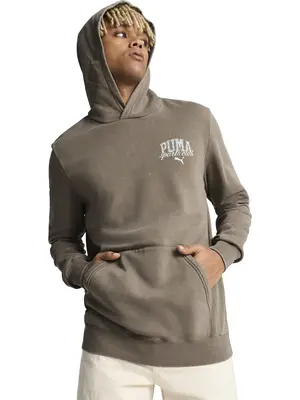 PUMA Washed Hoodie - Brown