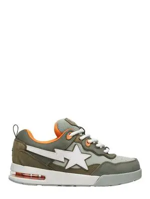 BAPE A Bathing Ape Flip Sta Sneakers - Olive Drab