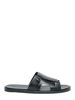 Santoni Buckled Sandals - Black