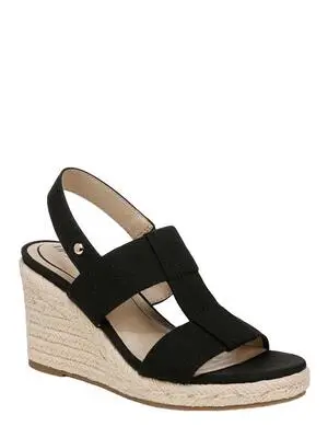 LIFESTRIDE Tallulah Espadrille Platform Wedge Sandal - Black