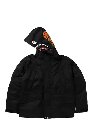 BAPE Shark Snowboard Down Jacket - Black