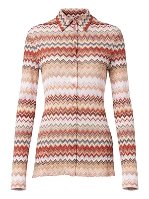 Missoni Zigzag Lamé Shirt - Multicoloured