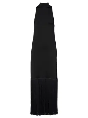 Altuzarra Cash Fringed Maxi Dress - Black