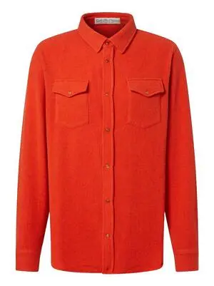 GOD'S TRUE CASHMERE Fire Cashmere Shirt - Red