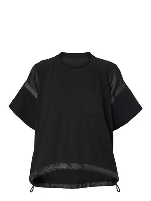 Sacai Cotton Jersey T-shirt - Black