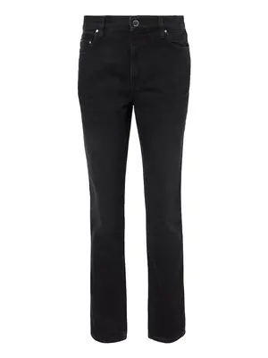 TOTEME Low-rise Tapered Jeans - Black