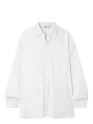 Marie Adam-Leenaerdt Oversized Cotton-poplin Shirt - White
