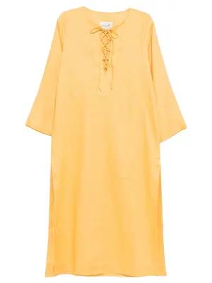 BAMBAH Linen Dress - Yellow