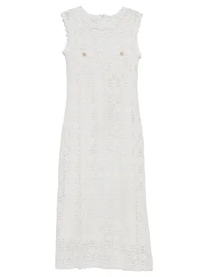 BAMBAH Chloe Lace Dress - White