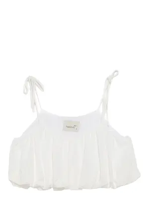 BAMBAH Antalia Bubble Top - White