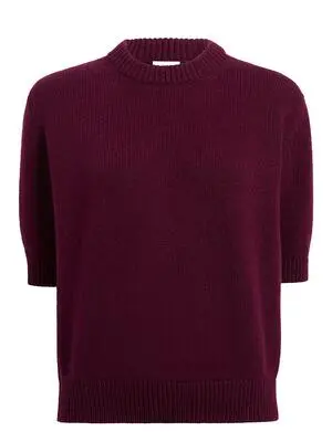 Khaite Davin Pullover Eggplant
