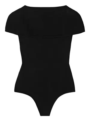 Khaite Basile Knitted Bodysuit - Black