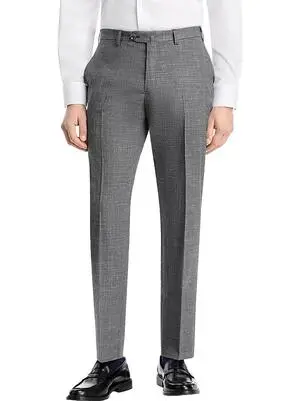 Emporio Armani Regular Fit Dress Pants - Medium Grey