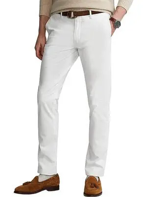 Polo Ralph Lauren Stretch Slim Fit Pants White
