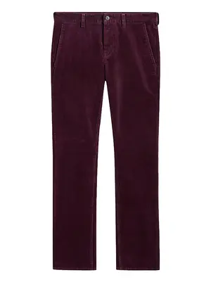 John Varvatos Hans Corduroy Pants Dark Plum