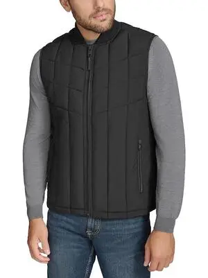 Andrew Marc Oxley Puffer Vest - Black