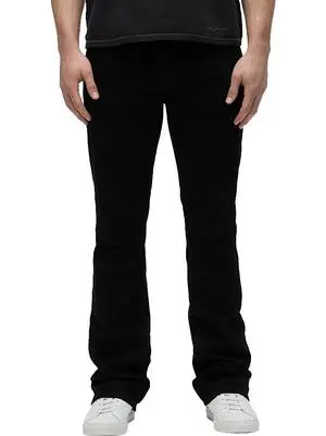 Hudson Jeans Walker Kick Flare Bootcut Jeans - Raven