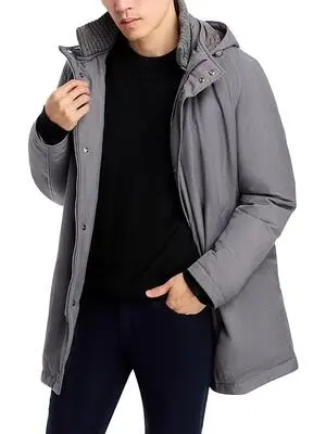 Herno Half Coat - Charcoal