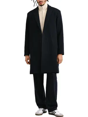 WAX LONDON Sasso Coat - Navy