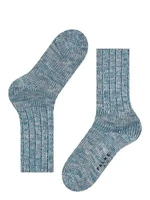 Rains Falke Brooklyn Cotton-blend Boot Socks - Teal