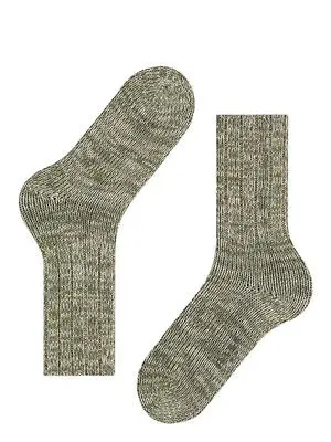 Rains Falke Brooklyn Cotton-blend Boot Socks - Thyme