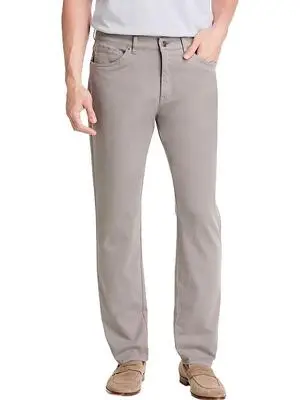 Peter Millar Signature Sateen Five-pocket Pants - Gale Grey