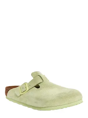 BIRKENSTOCK Birkenstock Men's Boston Clogs In Faded Lime Faded Lime