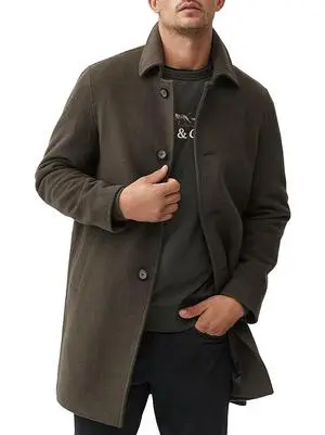 Rodd & Gunn Westgate Button-front Coat - Olive