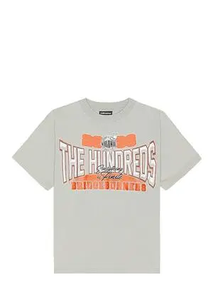 THE HUNDREDS Finite Champs Tee In Grey - Vintage Grey