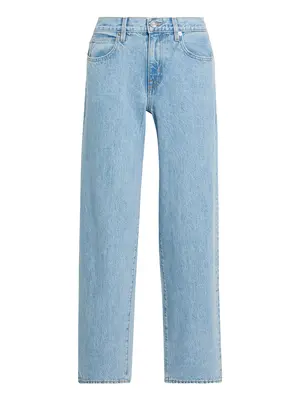 SLVRLAKE Tess High-rise Straight-leg Jeans - Light Denim