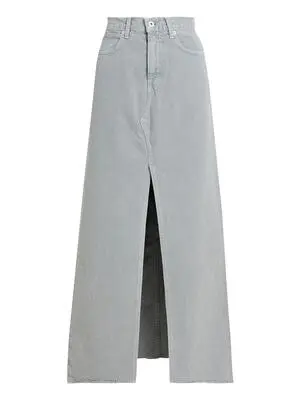 SLVRLAKE Denim Maxi Skirt - Gray