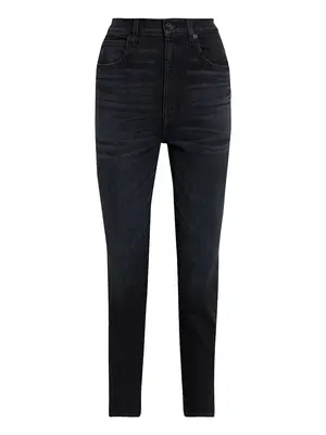 SLVRLAKE Beatnik High-rise Slim-leg Jeans - Black