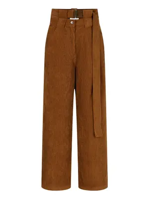 STUDIO TOMBOY Corduroy Trousers - Brown